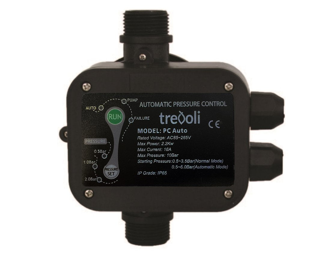 Trevoli PC Auto Pump Controller Auto Restart Adjustable Cut in